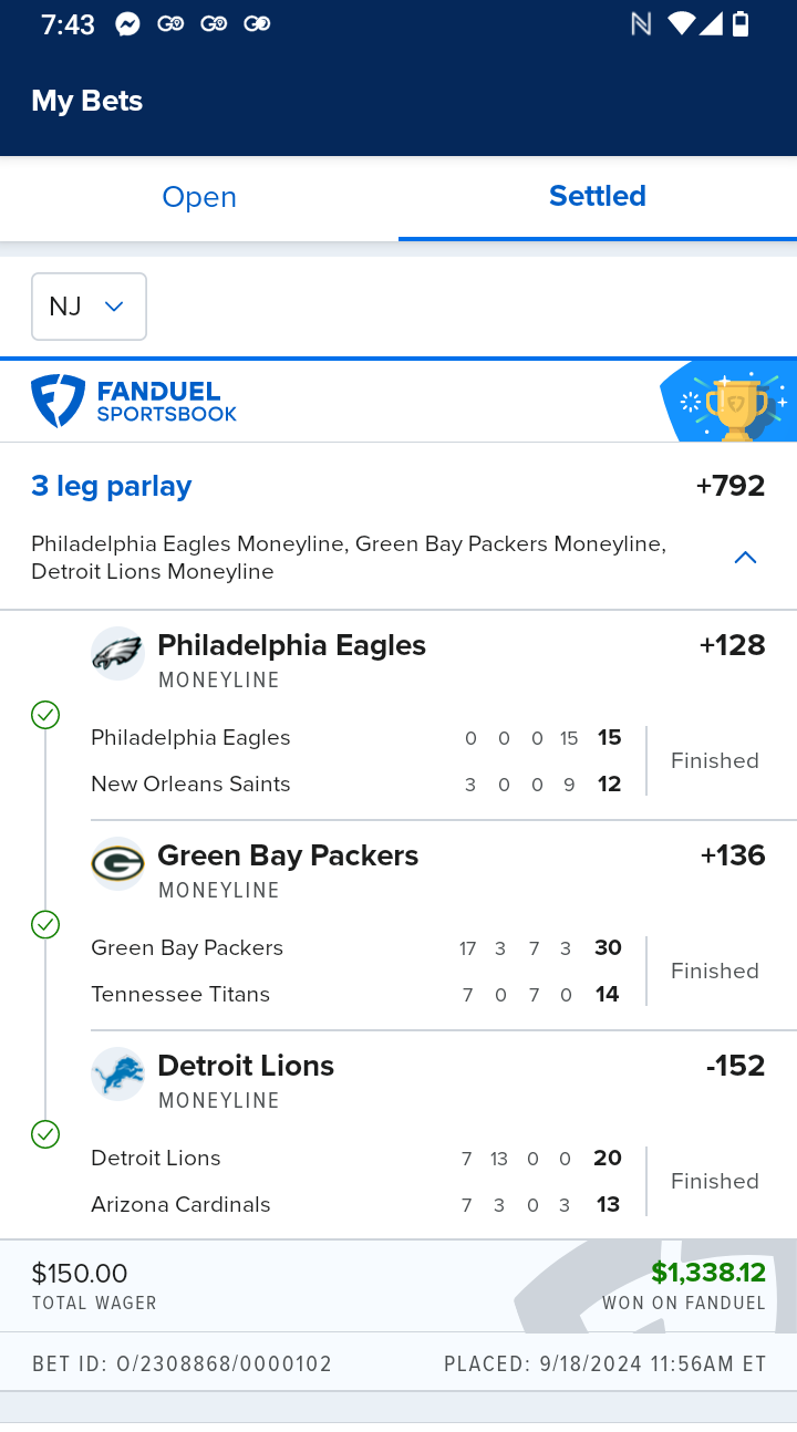 Results from Smart NFL Game Predictor Week 3 – SmartGstore